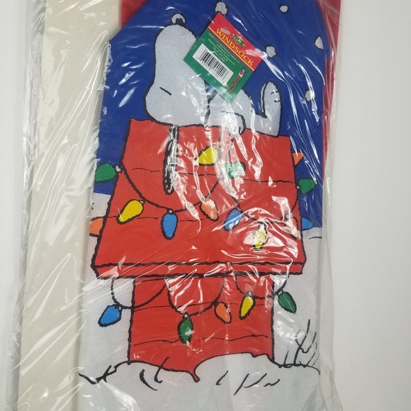 Peanuts | Holiday | Peanuts Windsock Snoopy On Doghouse W Lights | Poshmark